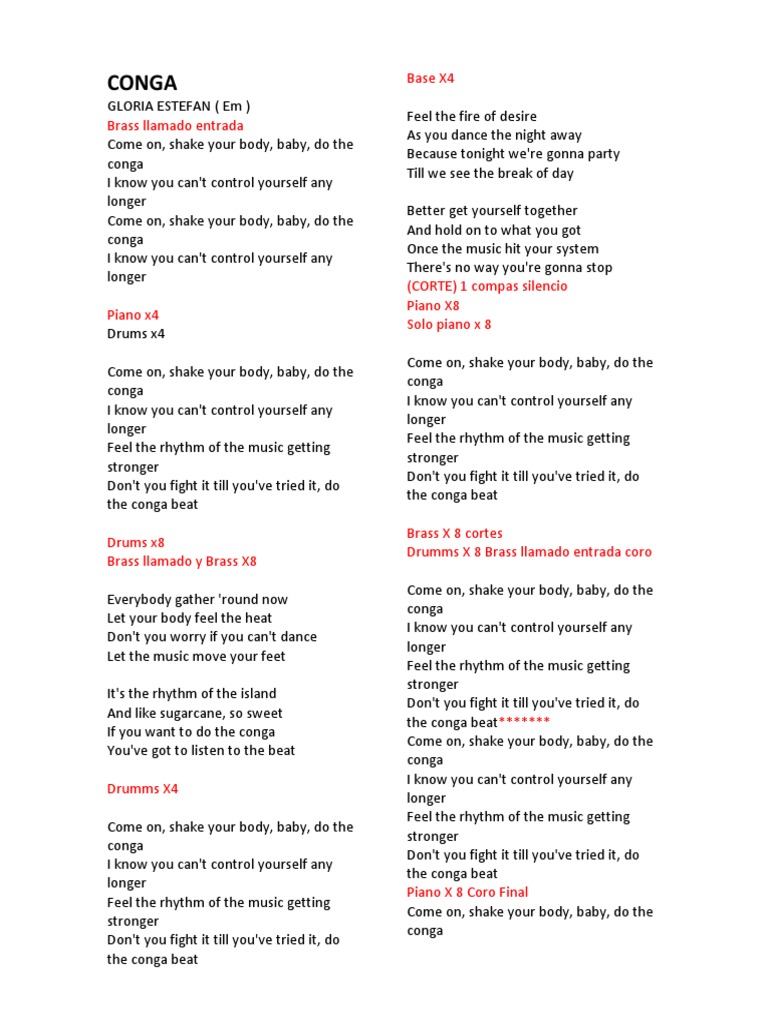 CONGA | PDF | Performing Arts