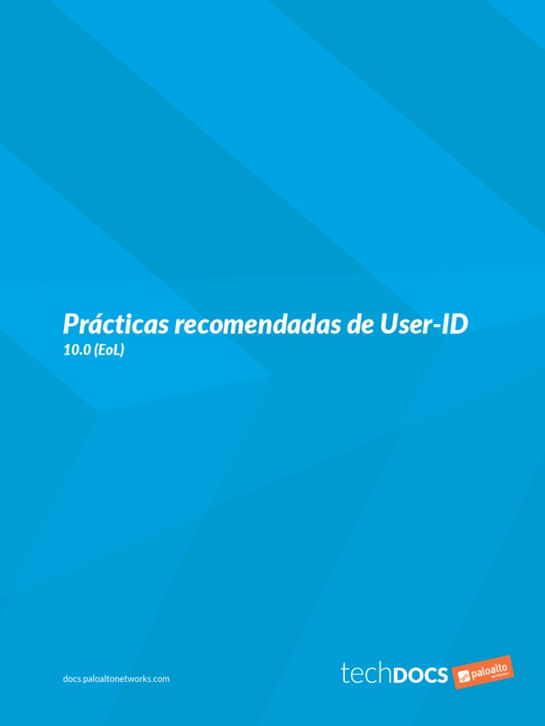 User Id Best Practices 10 0 Es Es | PDF | Cortafuegos (informática ...
