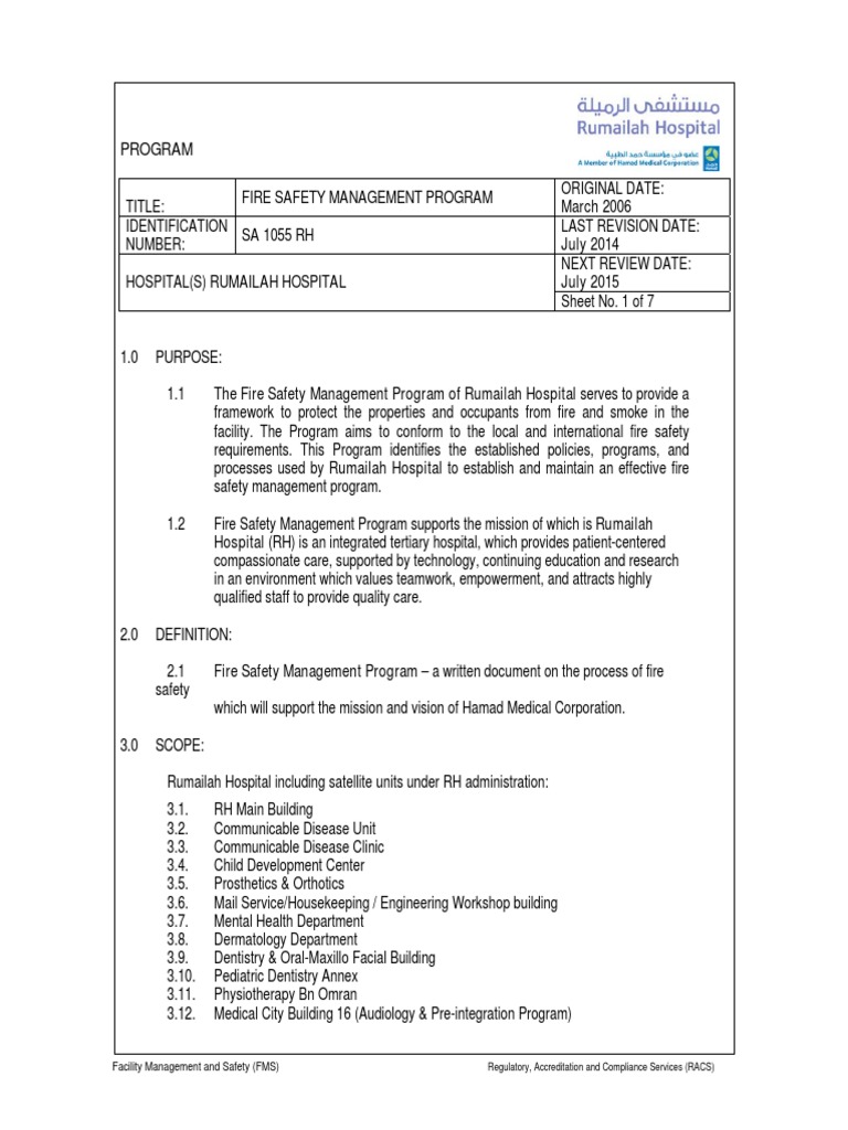 SA 1055 RH Fire Safety 2014 | PDF | Fire Safety | Safety