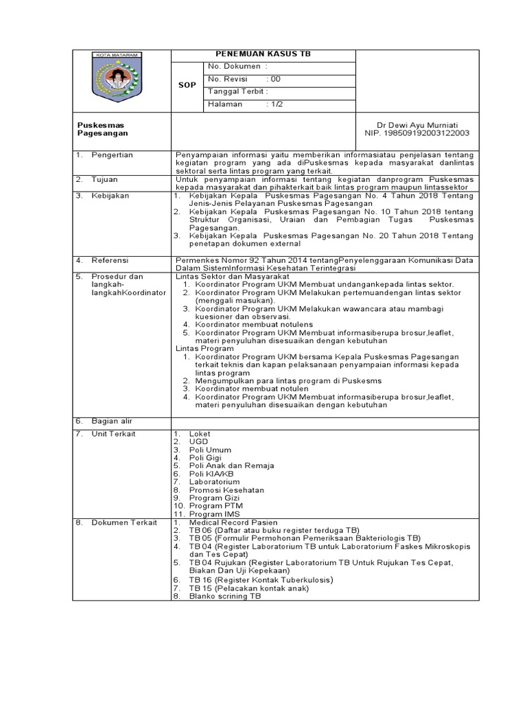 Penemuan Kasus TB | PDF