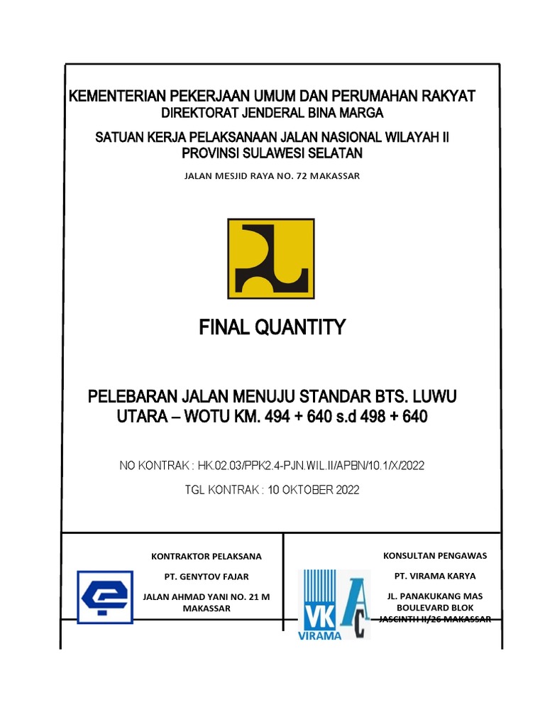 Sampul Final Quantity | PDF