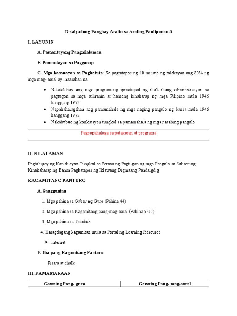 Ap 6 Quarter 3 Modyul 5 Day 1 | PDF