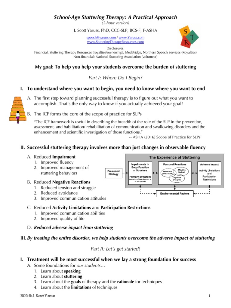 JSY School-Age Practical Approach Handout - 2021 - 2-Hour PDF | PDF ...