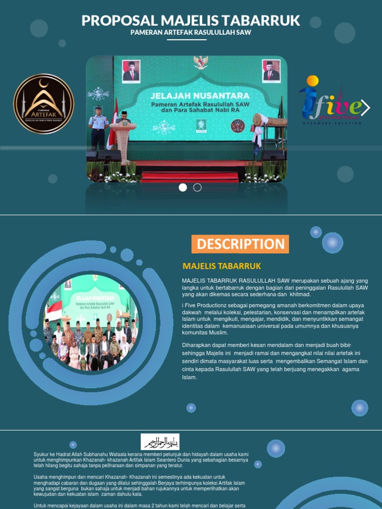 proposal tabarruk 2023 | PDF