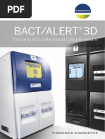 Bact Alert 3d Brochure | PDF | Medical Specialties | Microbiology