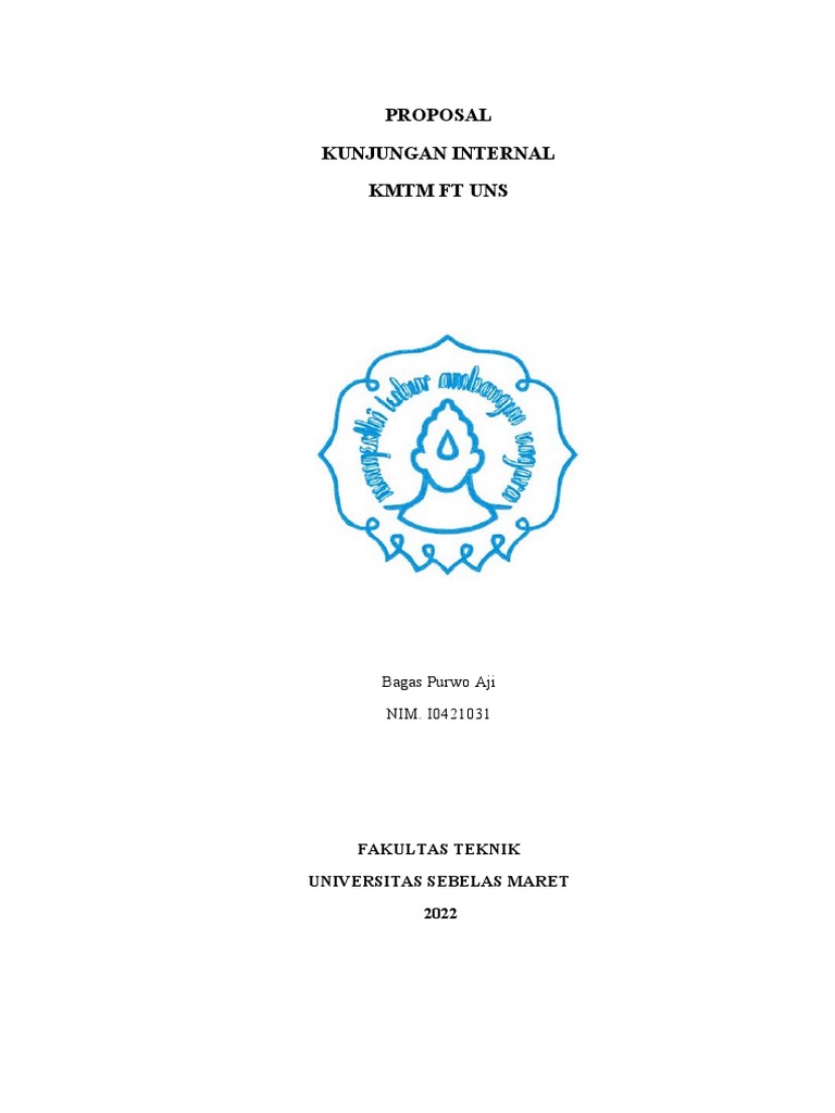 Proposal Kunjungan Internal KMTM | PDF