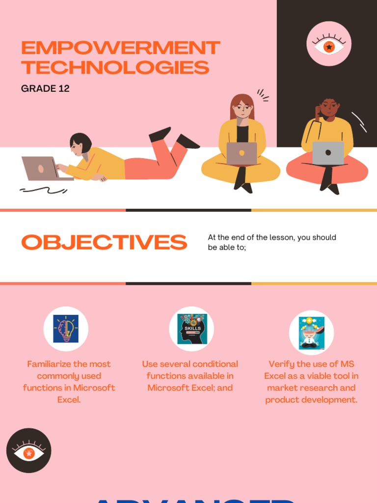 Empowerment Technologies: Grade 12 | PDF | Spreadsheet | Microsoft Excel