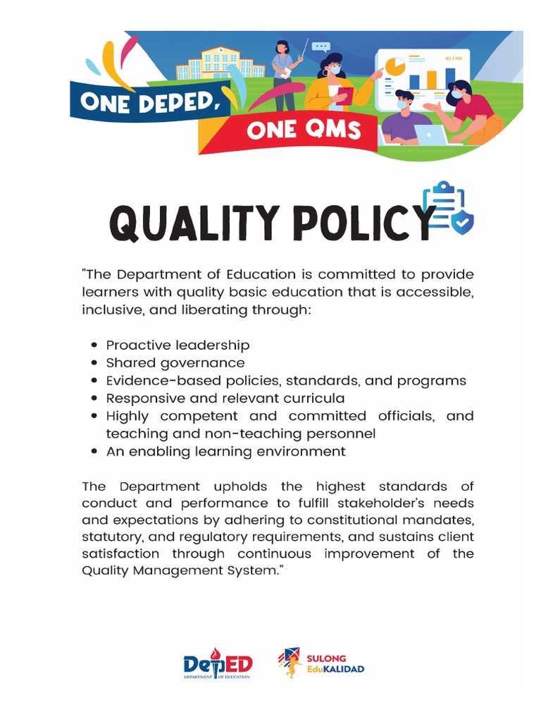 Quality Policy | PDF