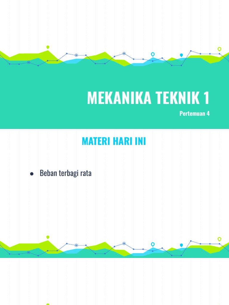 Mektek 1 - p4 - Beban Terbagi Rata PDF | PDF