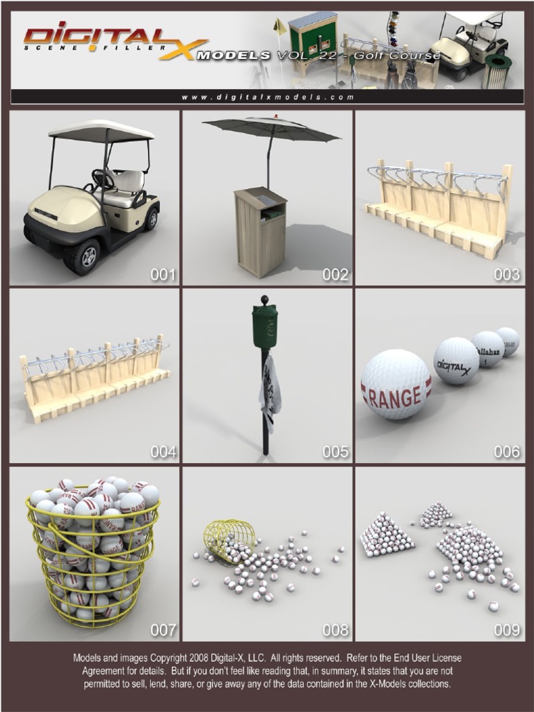 XModels - Vol - 022 - Golf Course | PDF