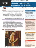 Edward VI: Challenges and Key Events | PDF | Tudor England