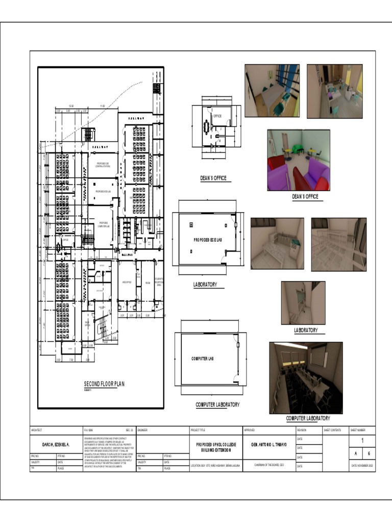 Dean'S Office: Second Floor Plan | PDF