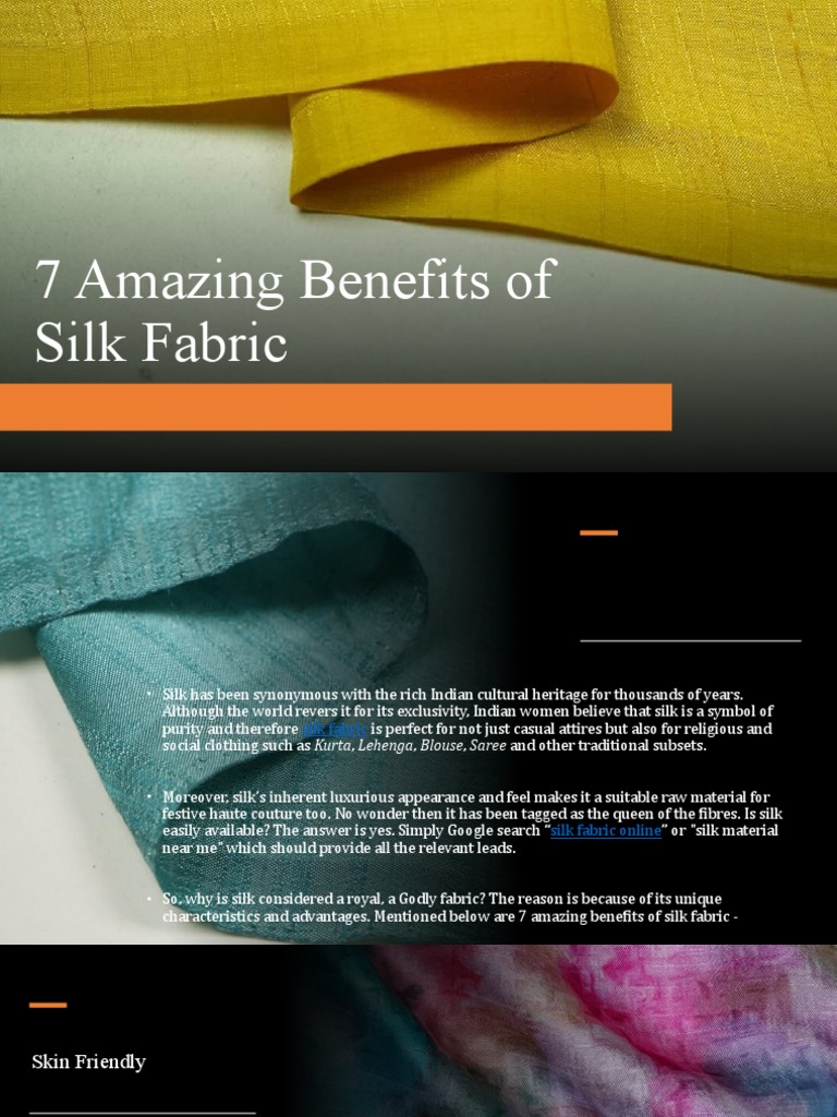 7 Amazing Benefits of Silk Fabric | PDF