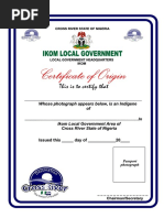 NYSC Registration Form Template | PDF | Social Institutions