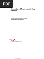 API 576 Inspection of Pressure-Relieving Devices | PDF | Valve ...