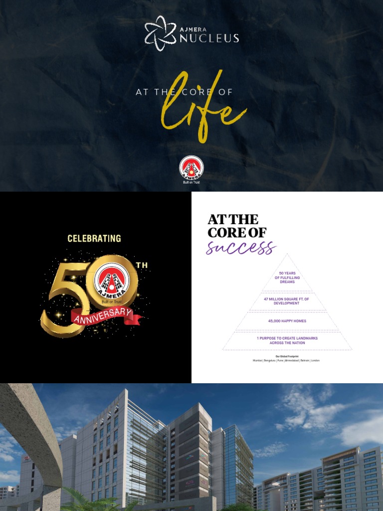 Ajmera Nucleus: Urban Living Redefined | PDF | Buildings And Structures