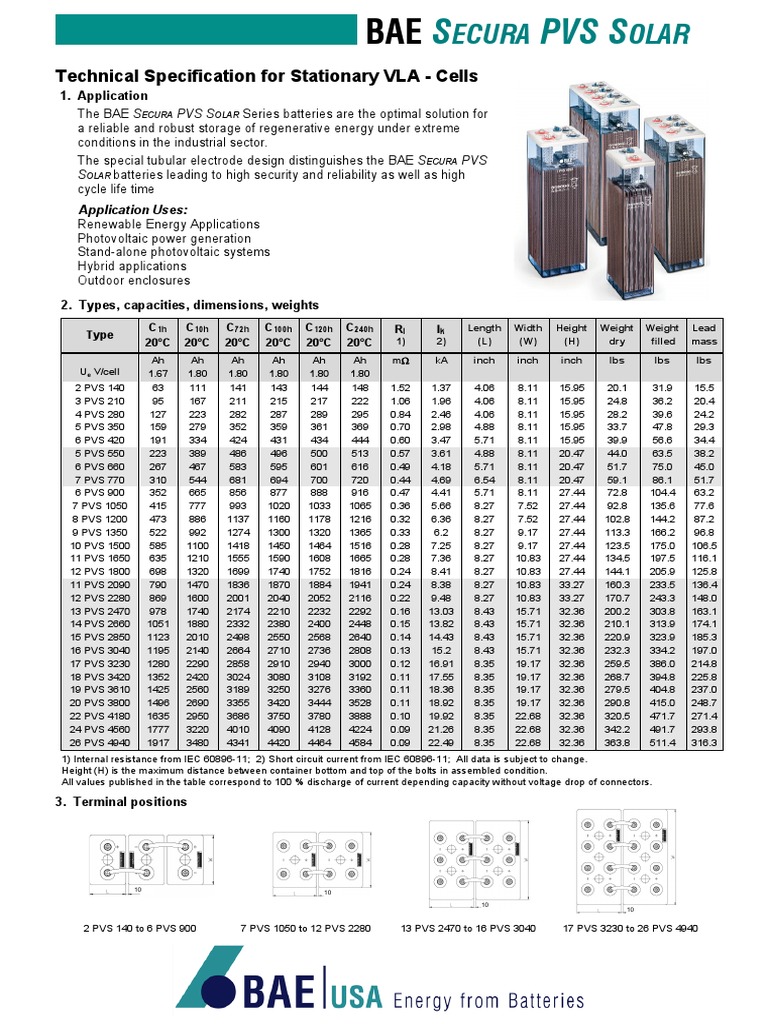 PVS Solar Cell US0123 | PDF | Photovoltaics | Rechargeable Battery
