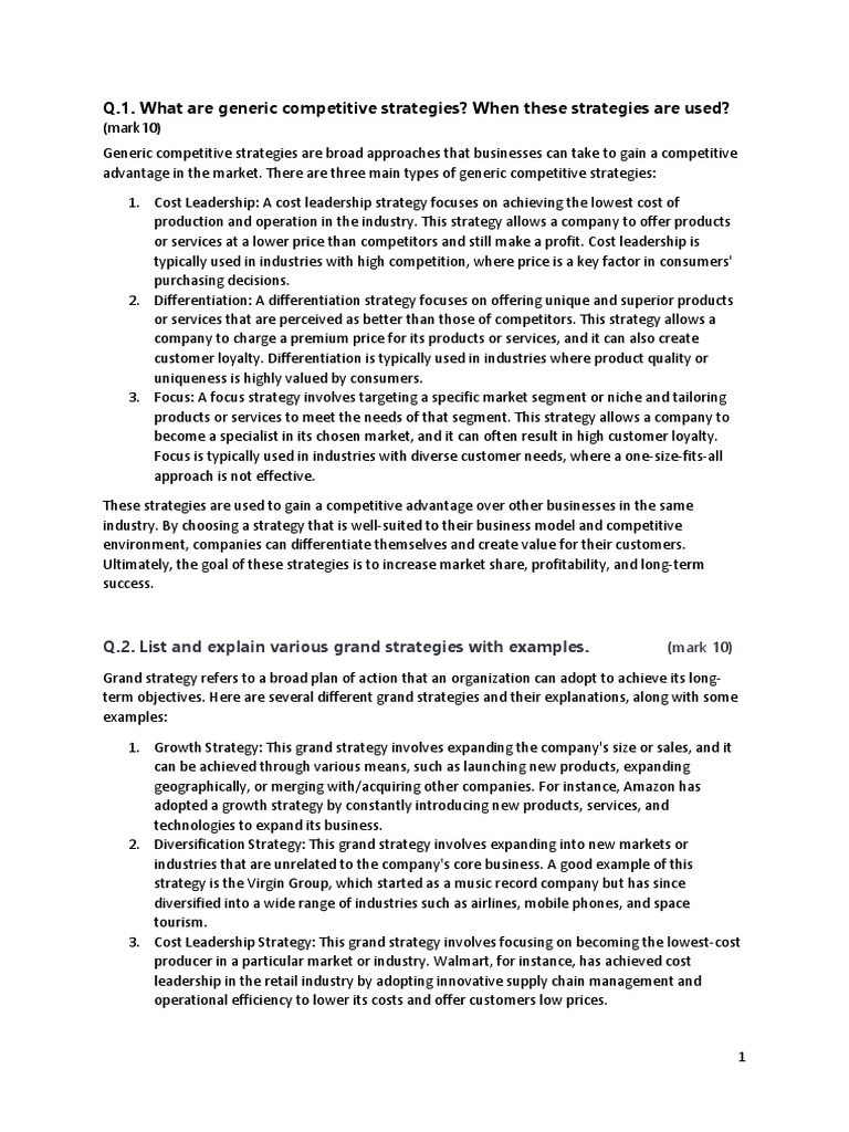 301 Strategic Management MB | PDF | Strategic Management | Six Sigma