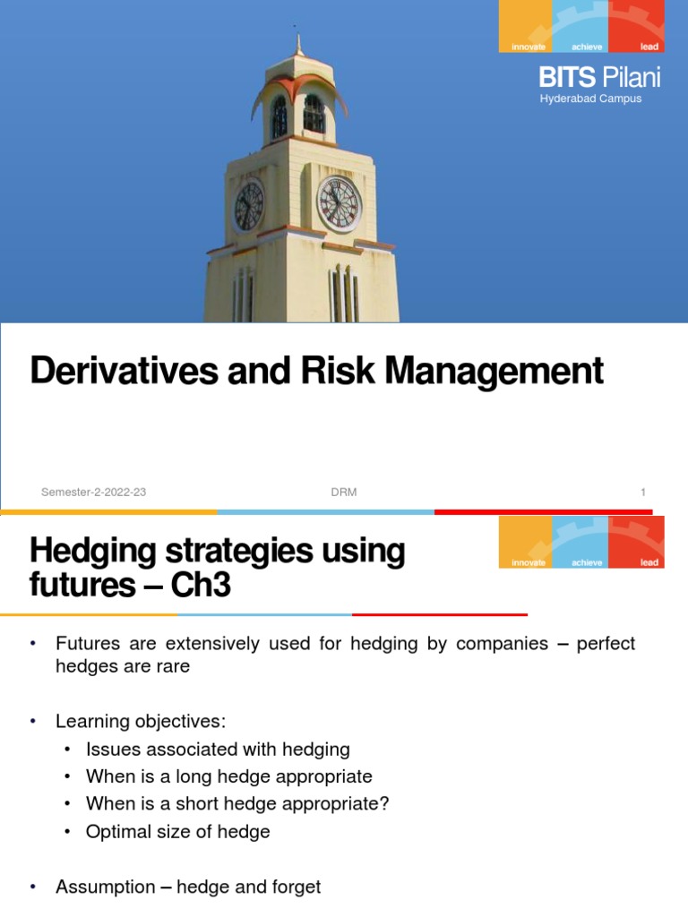Hedging Using Futures | PDF | Hedge (Finance) | Futures Contract Hedging Using Futures | PDF | Hedge (Finance) | Futures Contract