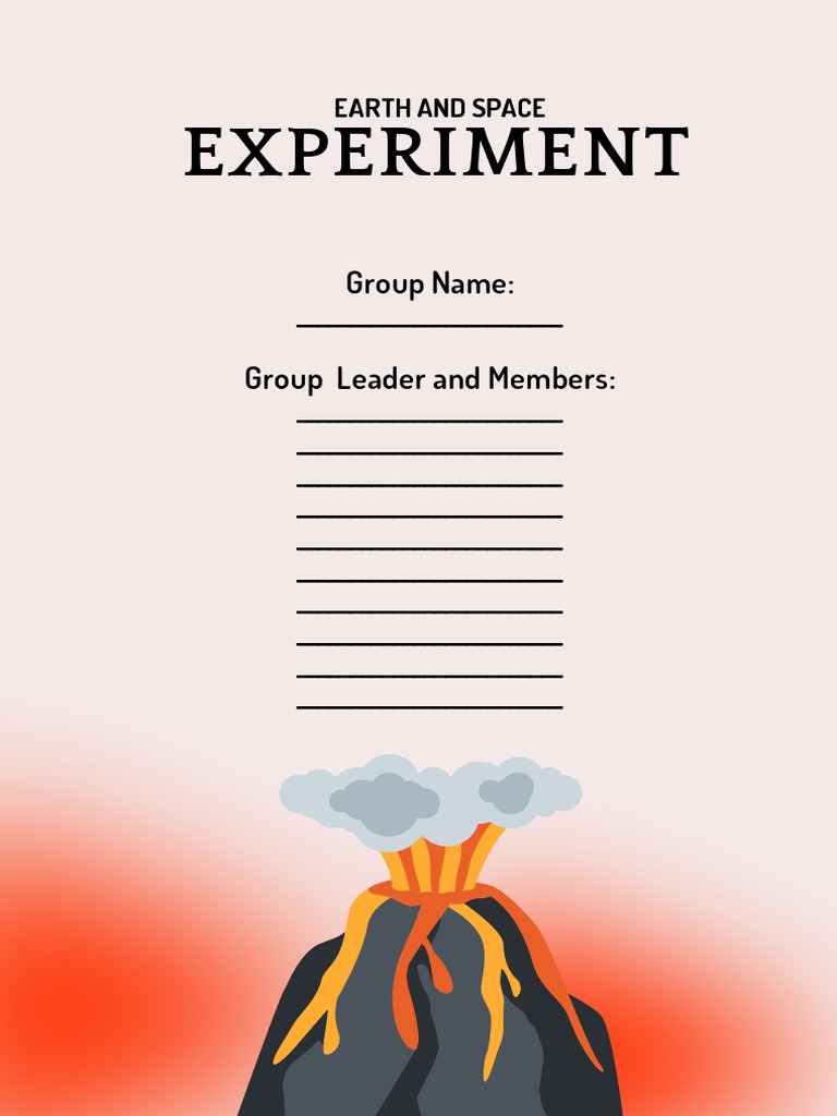 Grade 9 Experiment Pdf Pdf Volcano Types Of Volcanic Eruptions