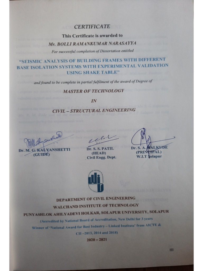 Viva Certificate PDF | PDF