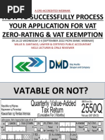 VAT Clearance Certificate Application Form | PDF