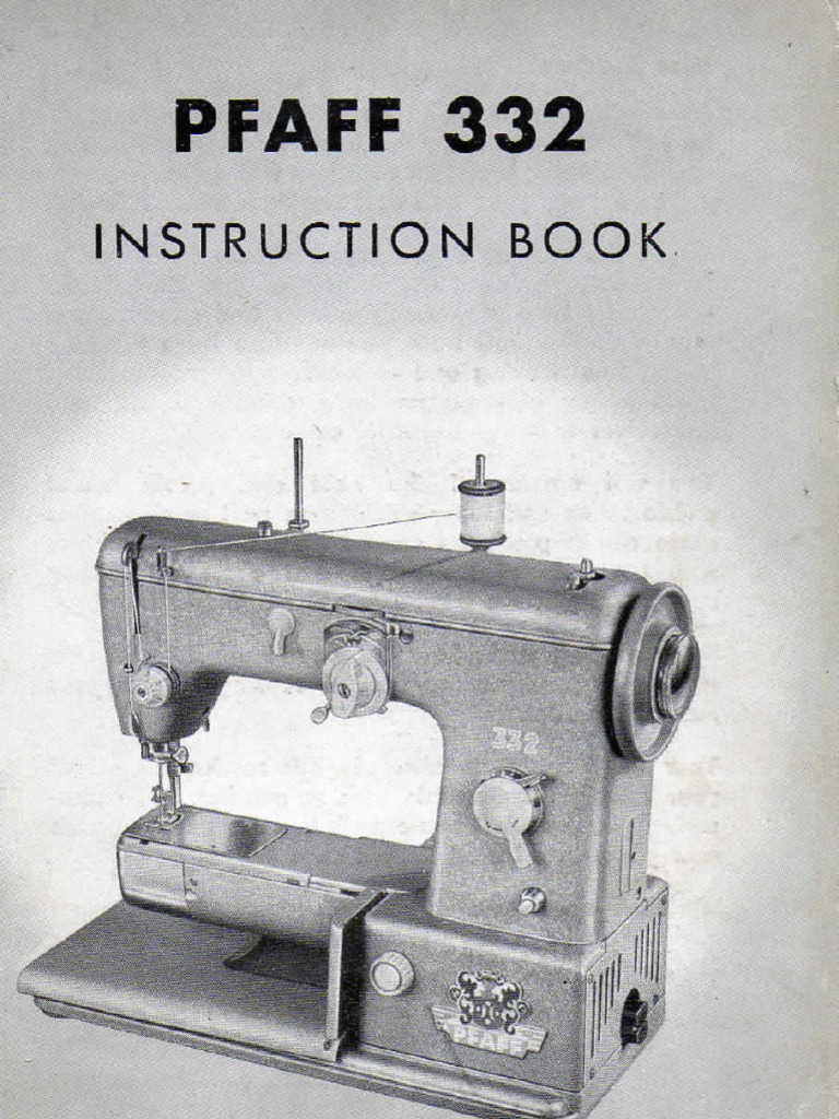 Pfaff 332 | PDF