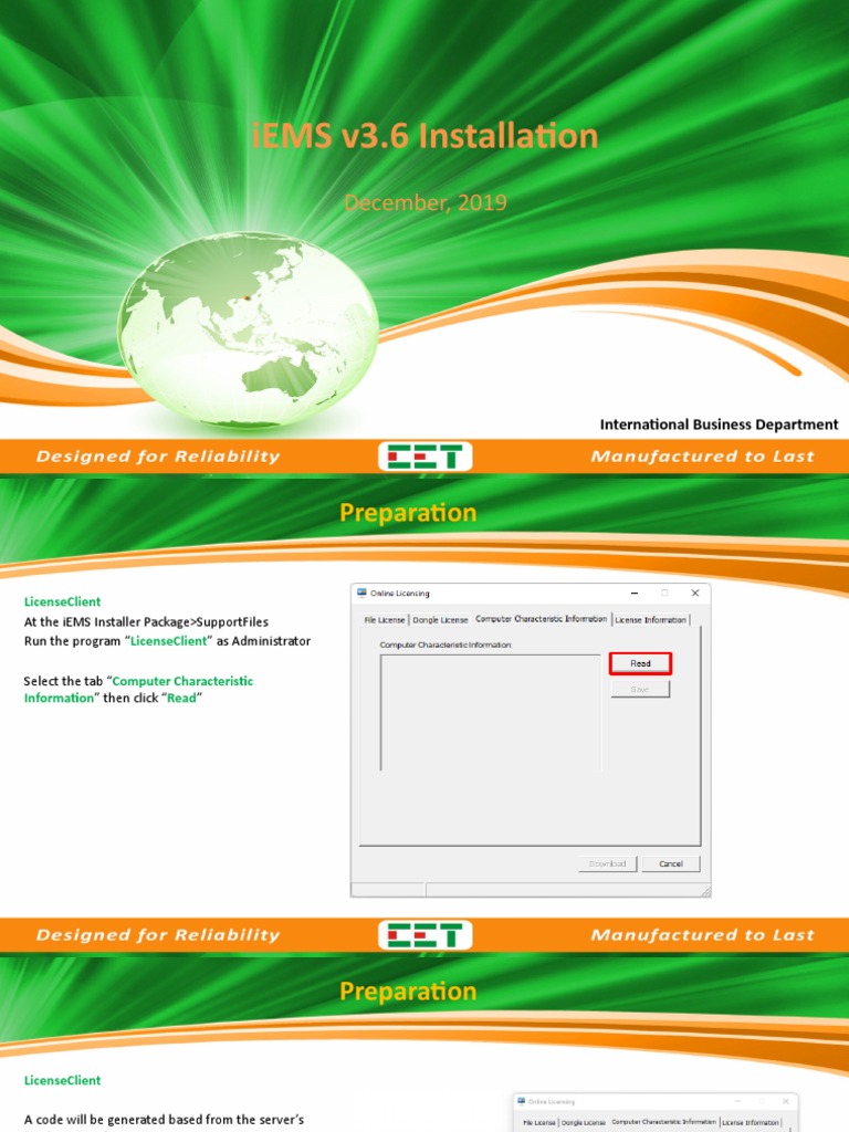 02.1 - iEMS Installation v3 | Download Free PDF | Databases | Installation (Computer Programs)