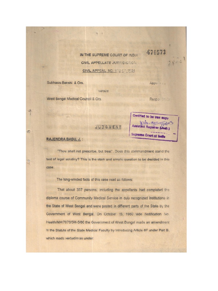Supreme Court Order Regarding CMS and ED PDF | PDF