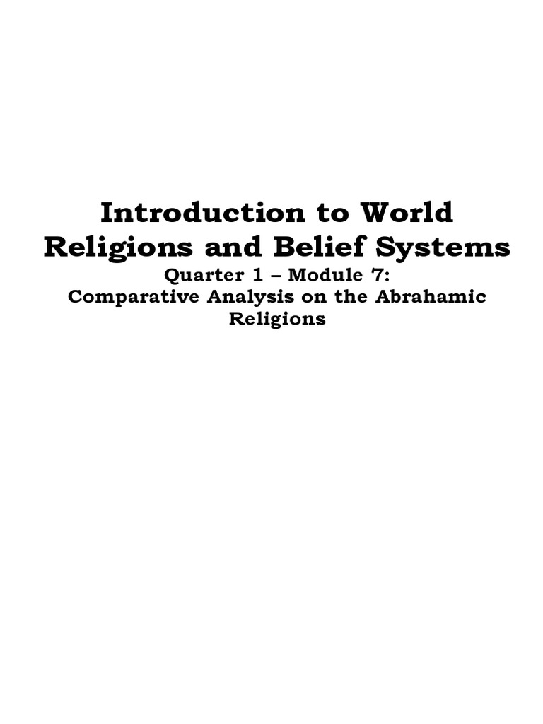 Lesson 07 - Introduction To World Religions | PDF | Muhammad | Salvation