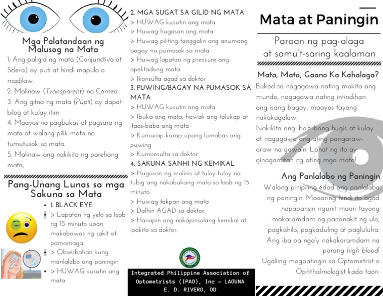 Mata at Paningin | PDF