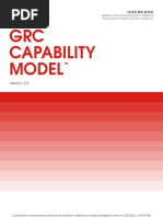 XM GRC Capability Model, 3.5 (OCEG Red Book) | PDF