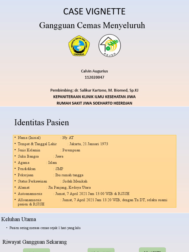 Case Vignette Calvin A | PDF