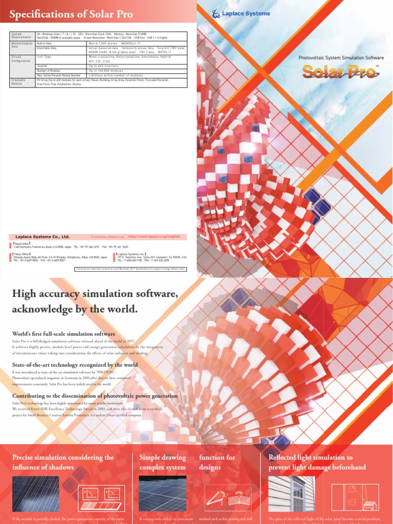 SolarPro Software | PDF | Photovoltaics | Photovoltaic System