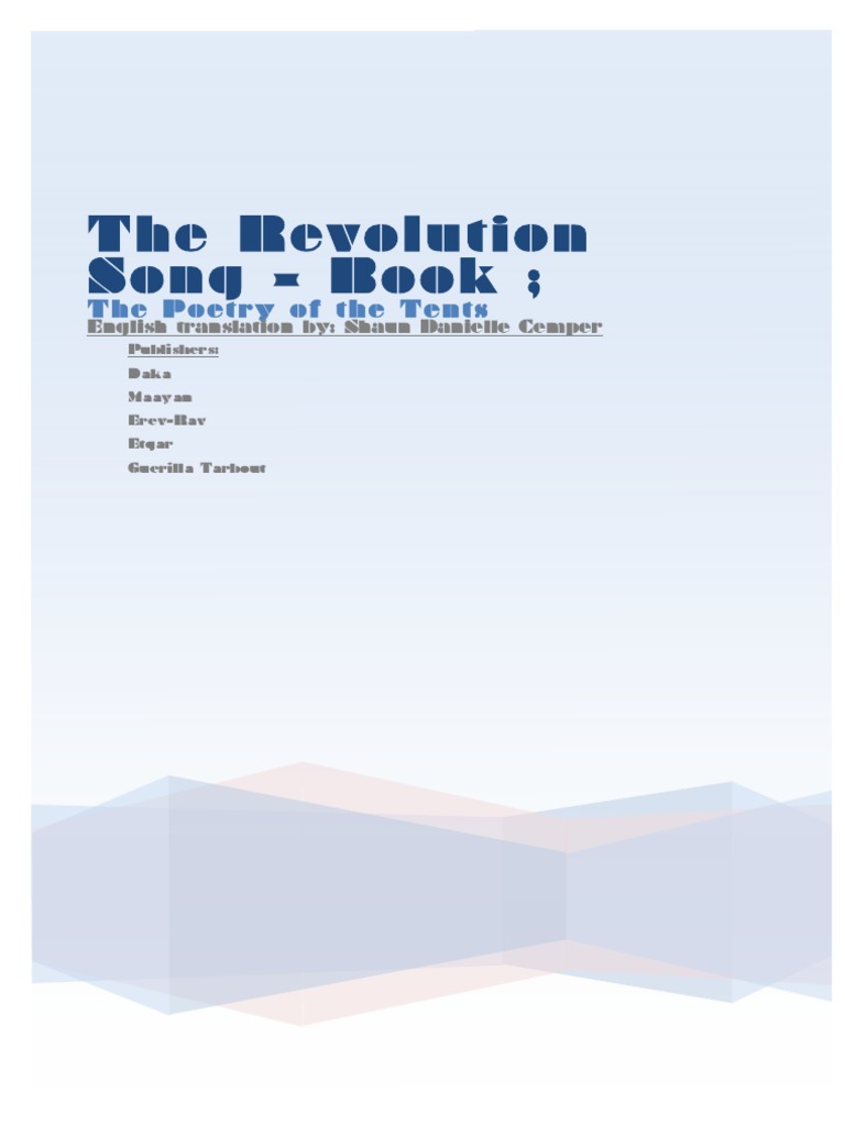 Revolution Song Book | PDF | Foods