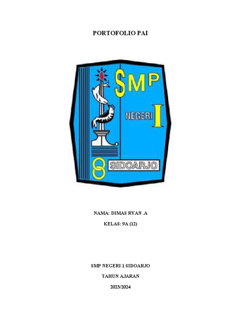 Portofolio Pai Dimas 9a | PDF