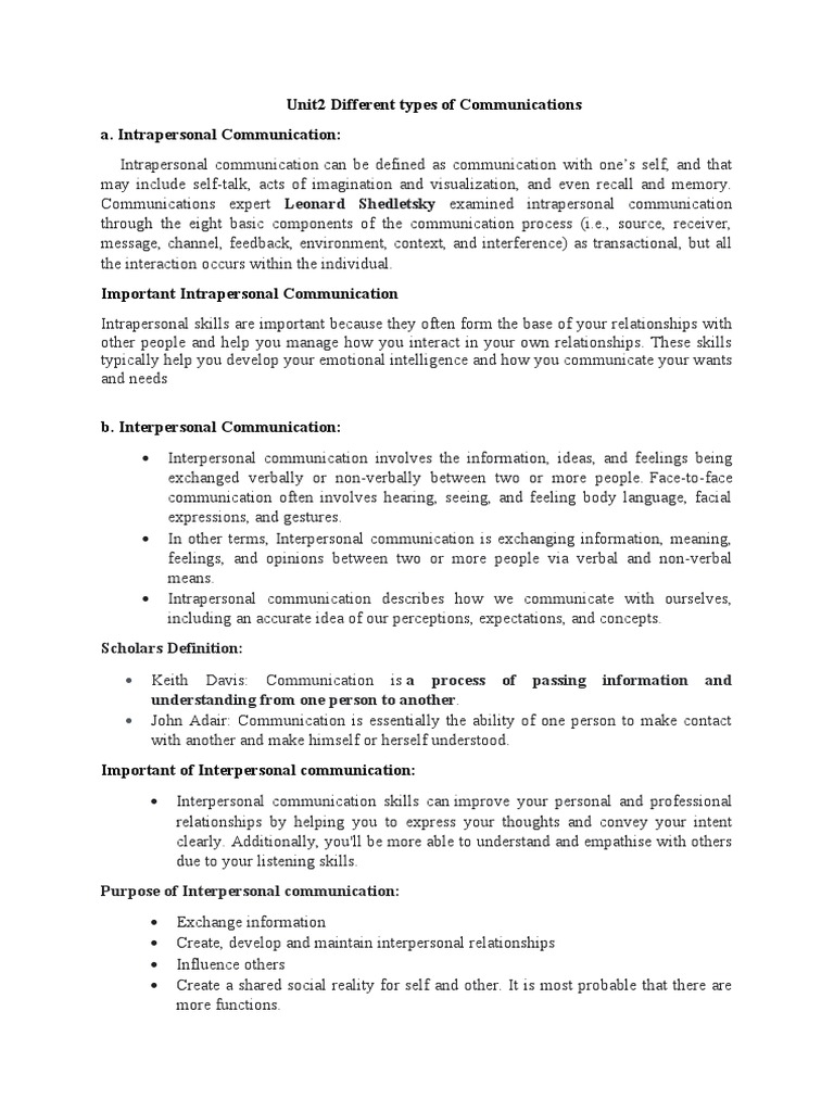 2nd and 3rd Unit | PDF | Communication | Nonverbal Communication
