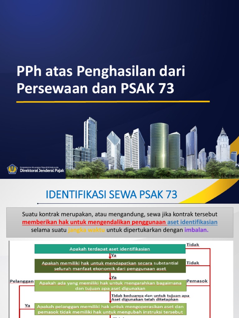 PPH Sewa Dan PSAK 73 PDF | PDF