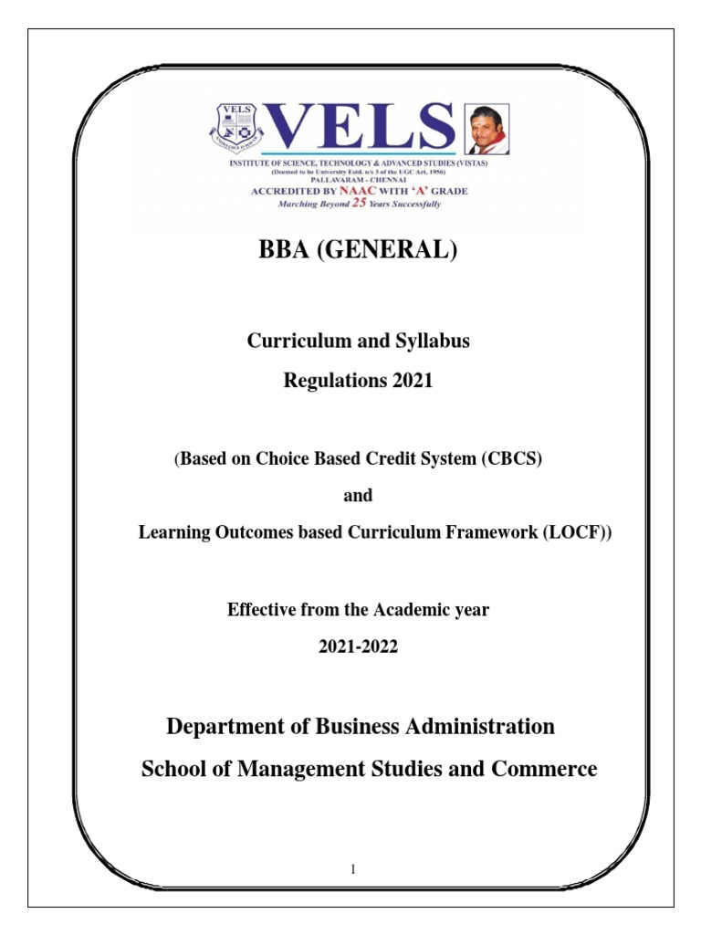 Bba 2021 PDF | PDF | Critical Thinking | Curriculum