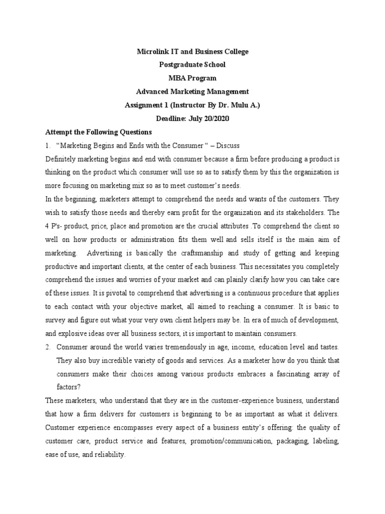 Assignment 1 (Marketing) | PDF | Brand | Marketing