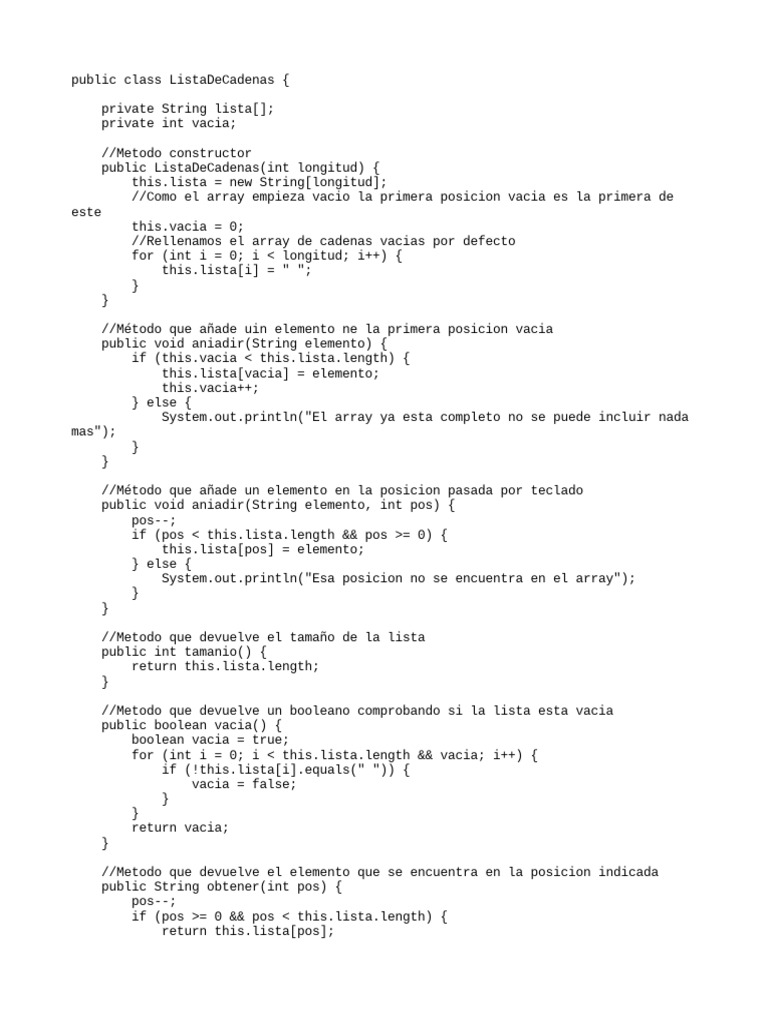 Ejercicio Arrays | PDF | Gestión de tecnología de la información | Lógica matemática