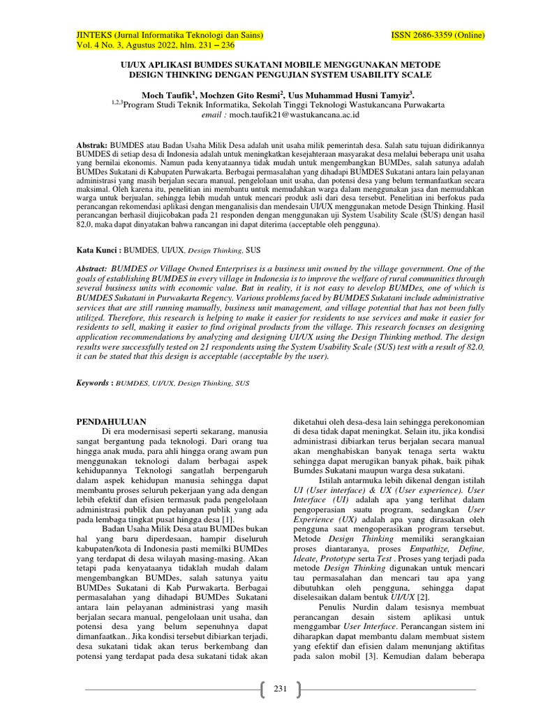 J3-Uiux Aplikasi Bumdes Sukatani Berbasis Mobile Menggunakan Metode ...