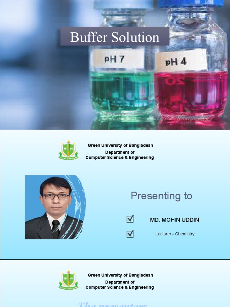 Buffer Solution Che102 Pdf Buffer Solution Acid