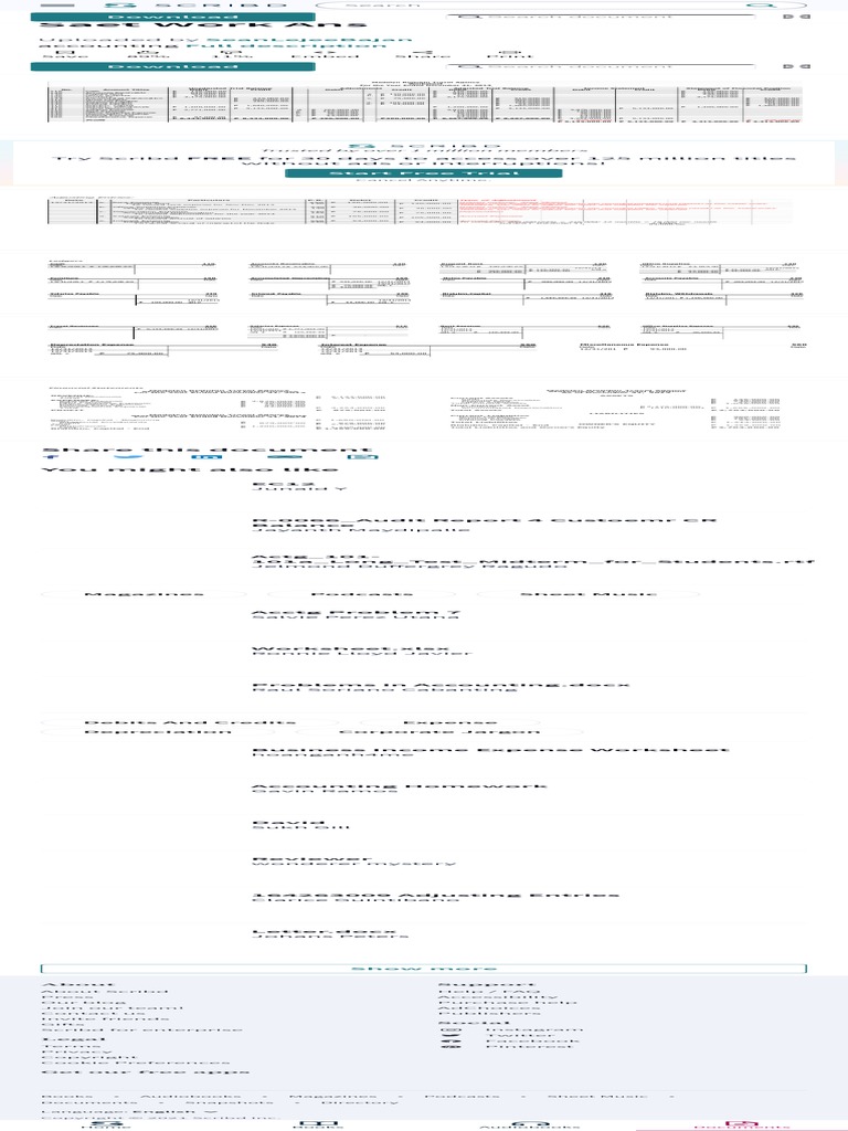 Saet Work Ans PDF Debits and Credits Expense | PDF | Expense | Debits ...