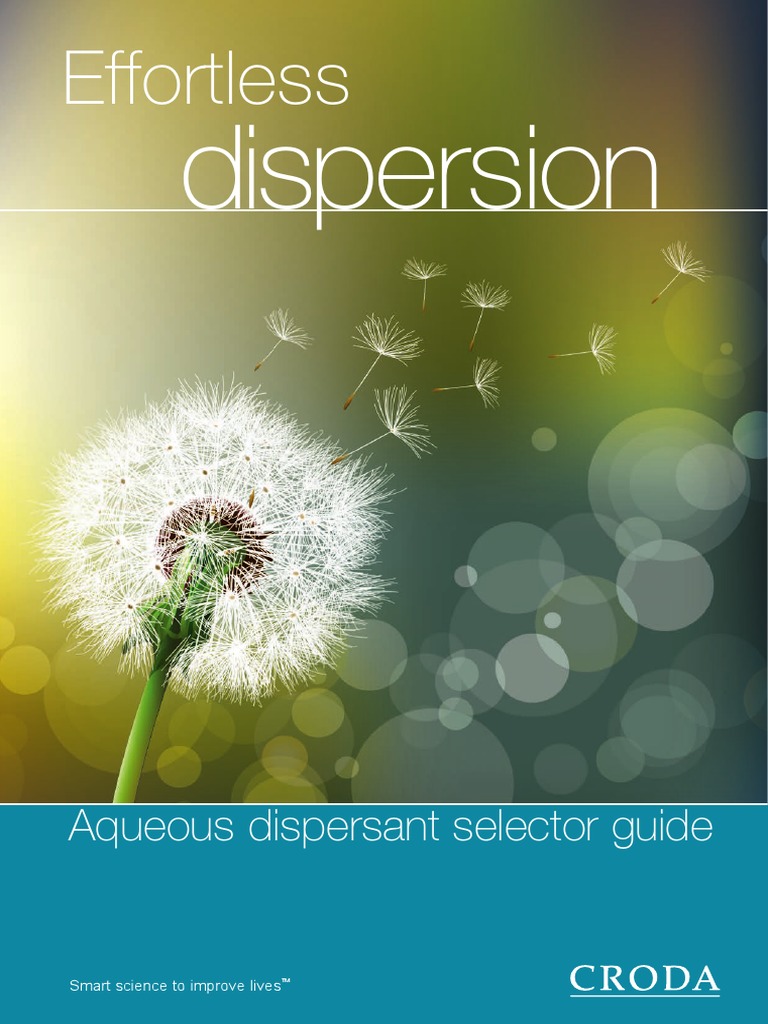Aqueous Dispersant Selector Guide | PDF | Surfactant | Copolymer