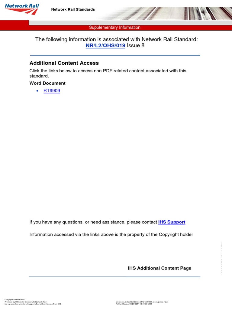 NR-L2-OHS-019 - Planning and Documenting The Safe System of Work Arrangements | PDF ...