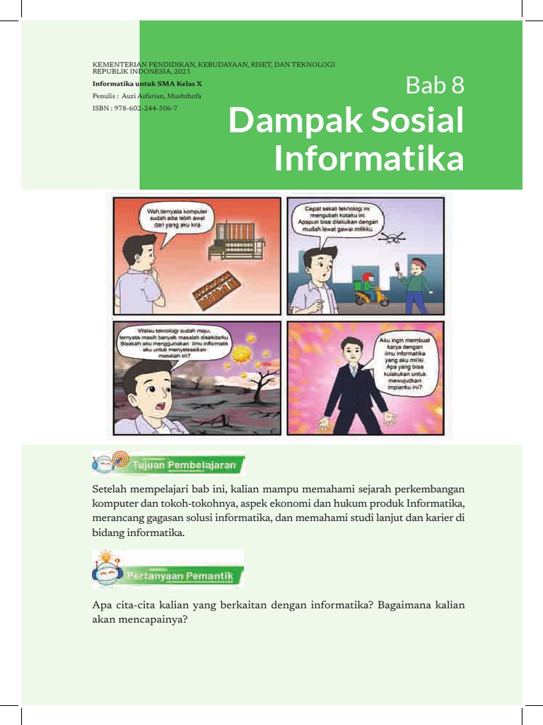 Dampak Sosial Informatika PDF | PDF