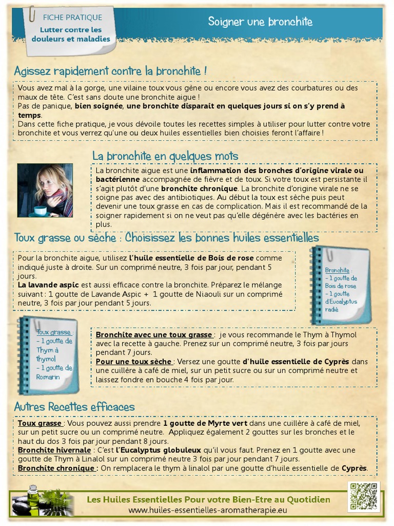 Soigner la bronchite efficacement | PDF | Maladies et troubles ...