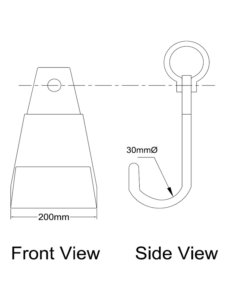 Lifting Hook Model PDF | PDF