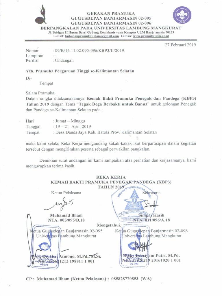 Surat Undangan Persami | PDF